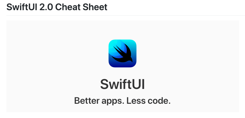 SwiftUIチートシート、Button、Form、SplitViewデザインスタイルまとめ - iOSアプリ開発ならTickleCode